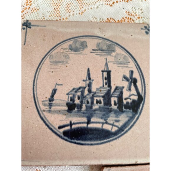 Vassels Immenrich | Accents | Antique 93s Set Of 3 German Clay Tiles ...